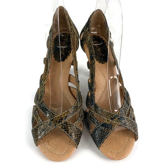 Perlina | Shoes | Perlina Cali Open Toe Heels Size 75m | Poshmark